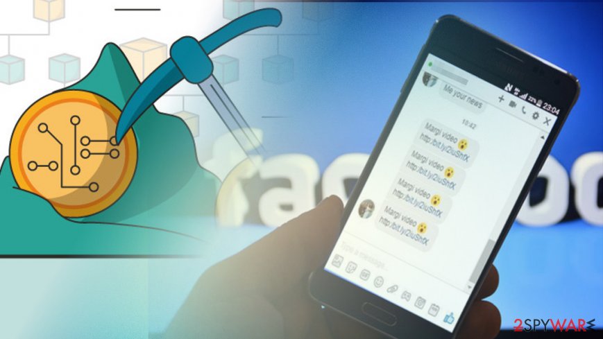 FacexWorm cryptocurrency mining virus spreads via Facebook Messenger
