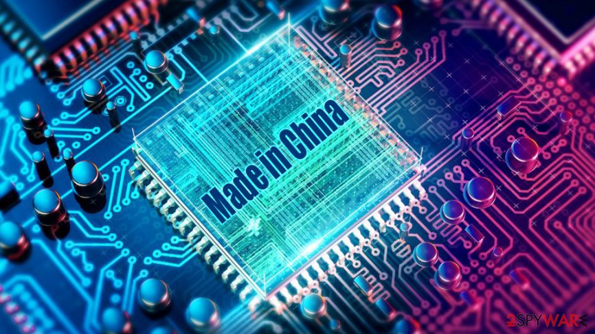 China produced microchips used to spy on major American companies