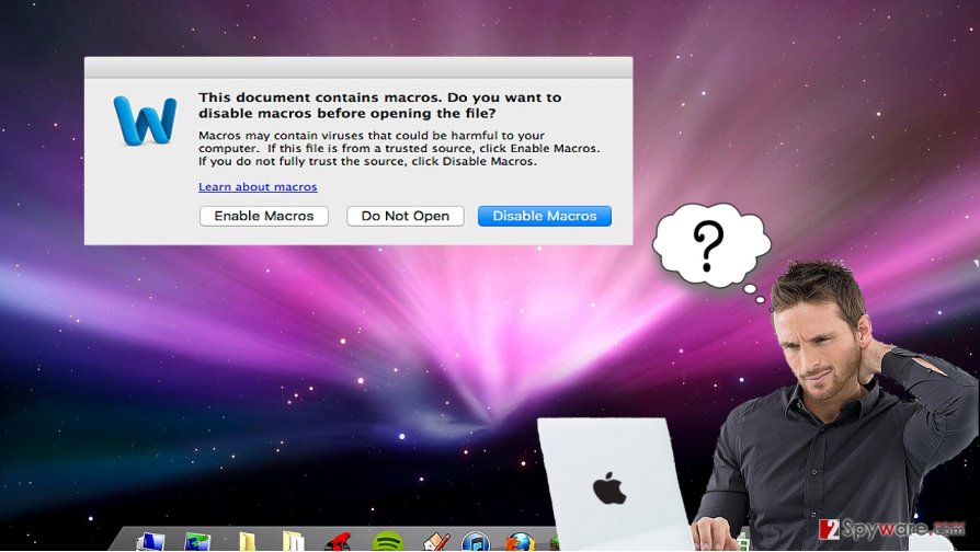 Enable macro settings? A new virus paves its way into Mac OS computers