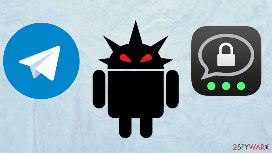 Fake Telegram and Threema Android apps help to spy on users