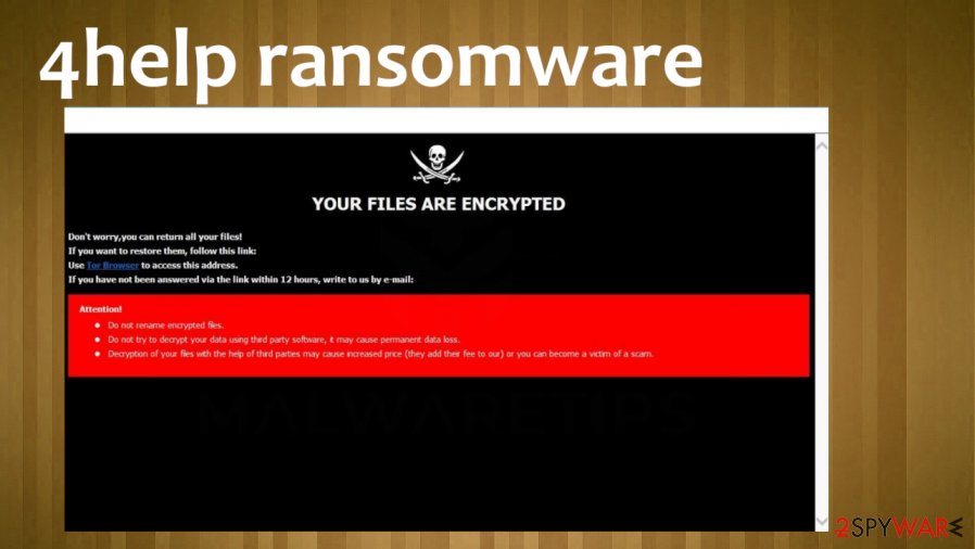 Remove 4help ransomware (Virus Removal Guide) - Recovery Instructions Included