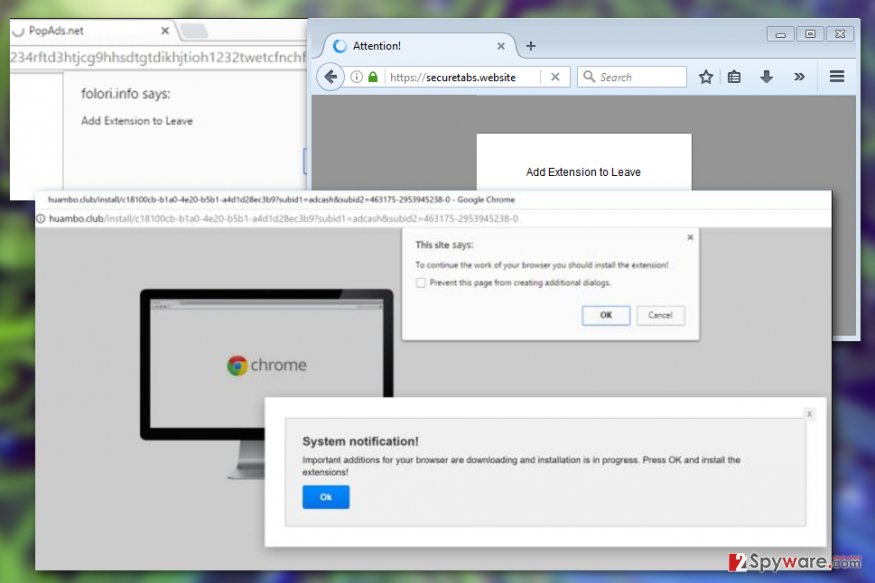 Remove Add Extension to Leave ads (Removal Guide) - Simple Removal Guide
