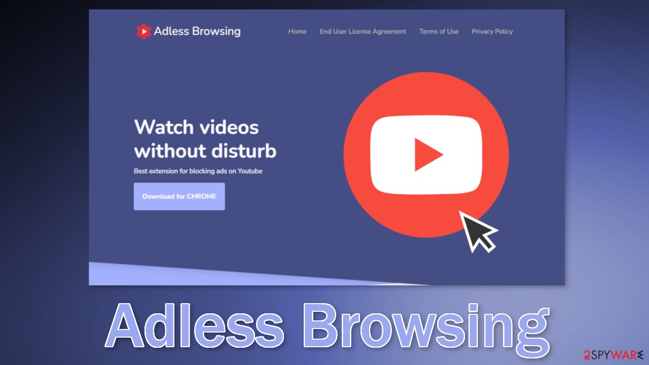 Remove Adless Browsing browser extension (virus) - Free Guide