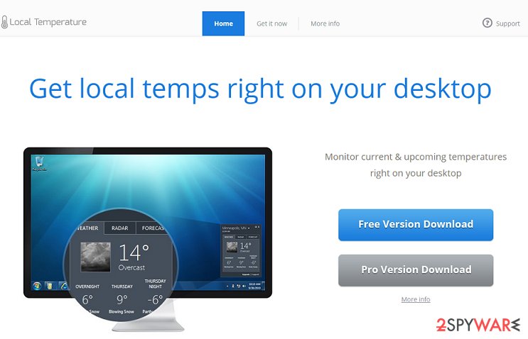 Remove Ads by Local Temperature