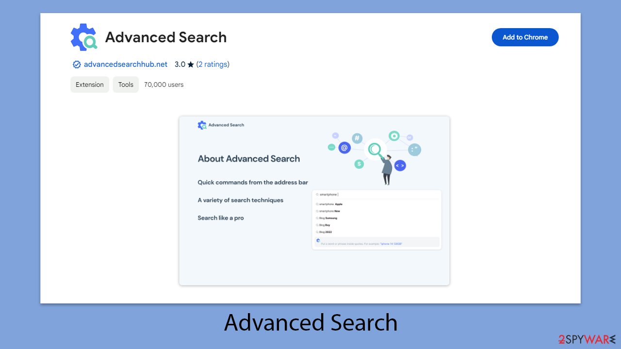 Remove Advanced Search browser hijacker (virus) - Free Instructions