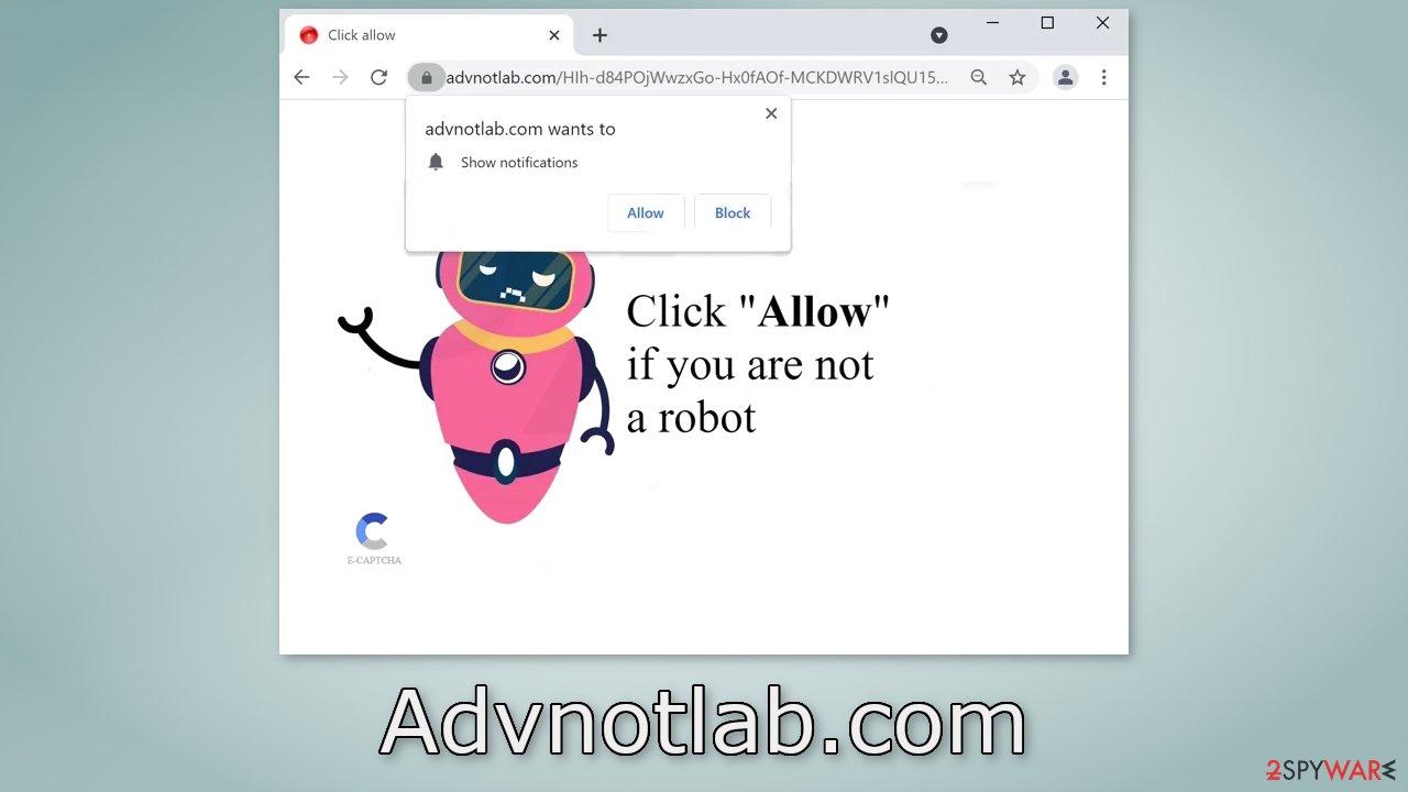 Remove Advnotlab.com ads (spam) - Free Guide