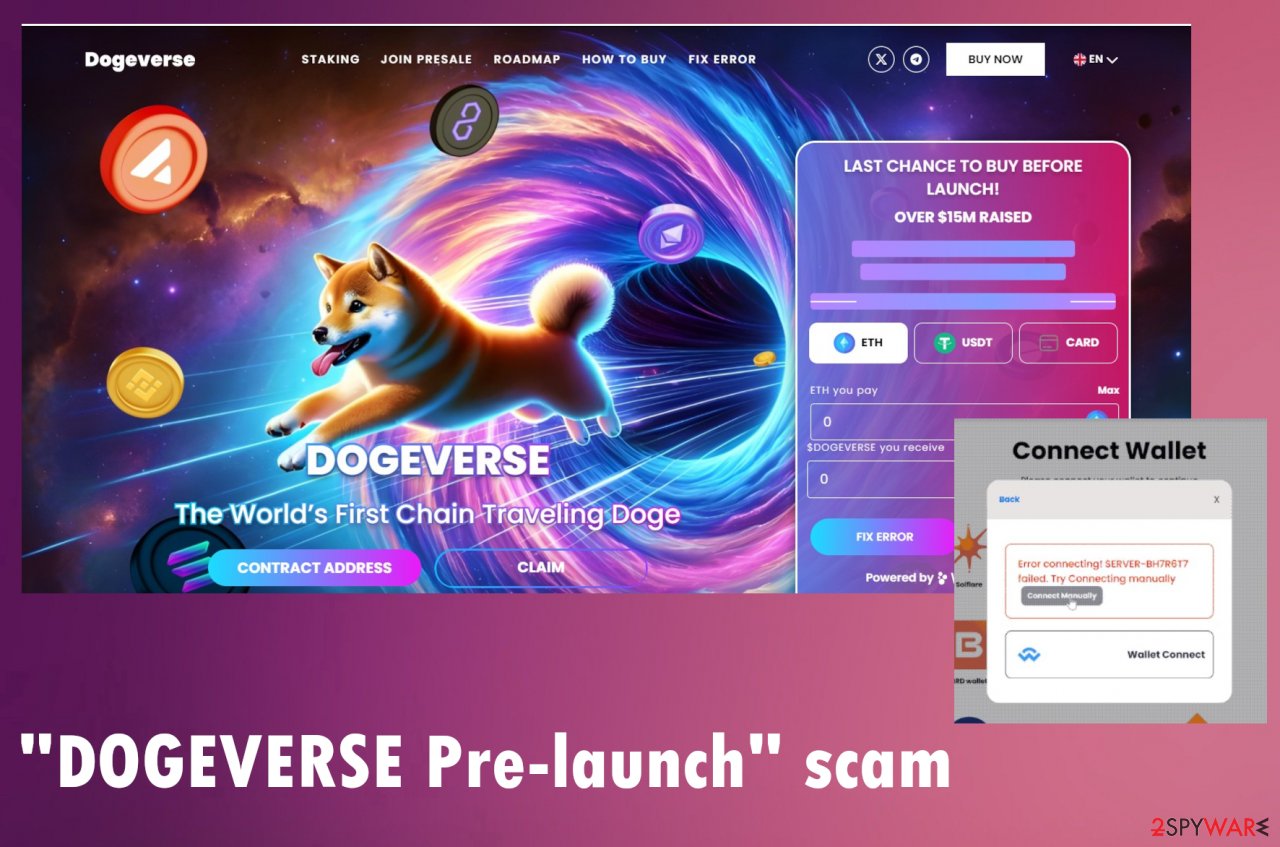 Remove “DOGEVERSE Pre-launch” scam (Free Instructions)