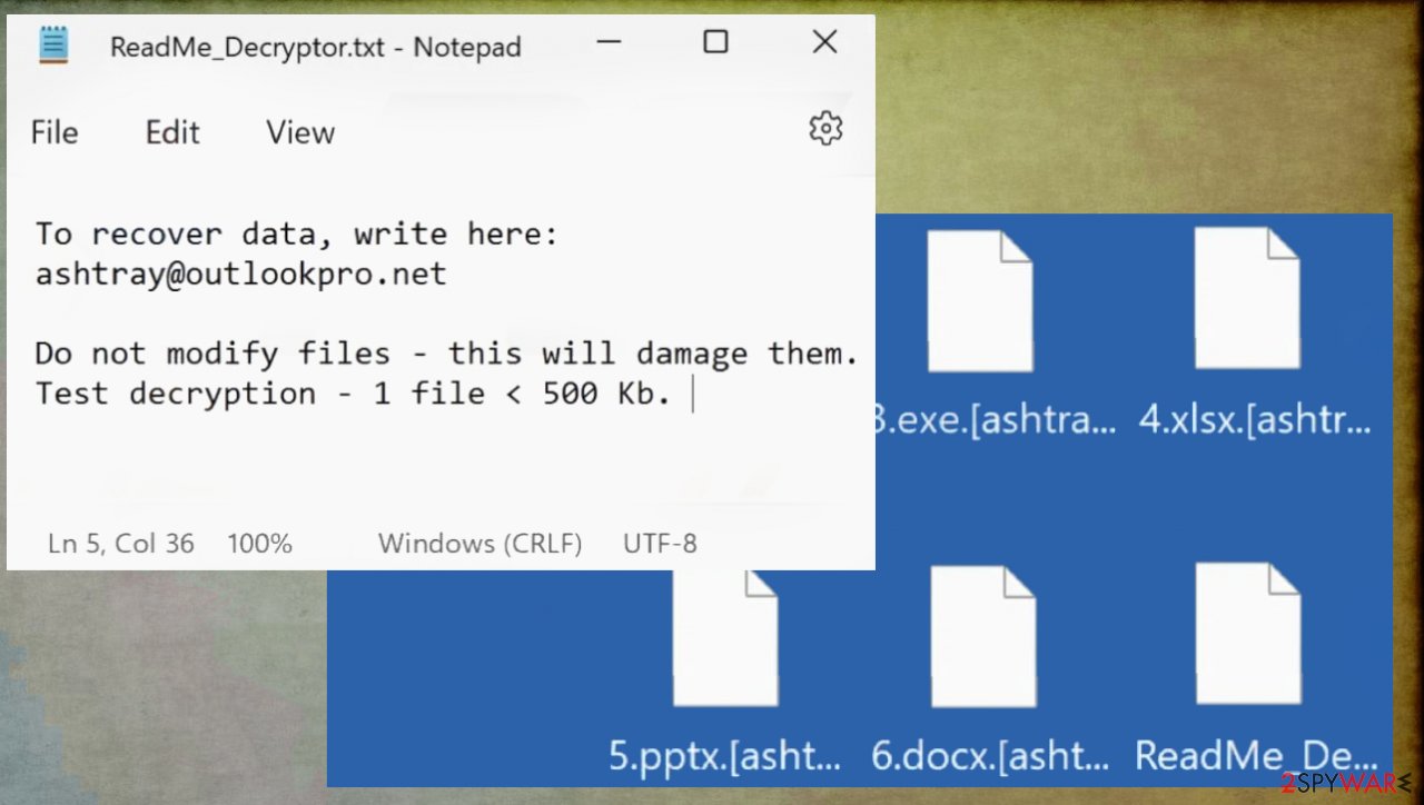 Remove Ash ransomware (virus)
