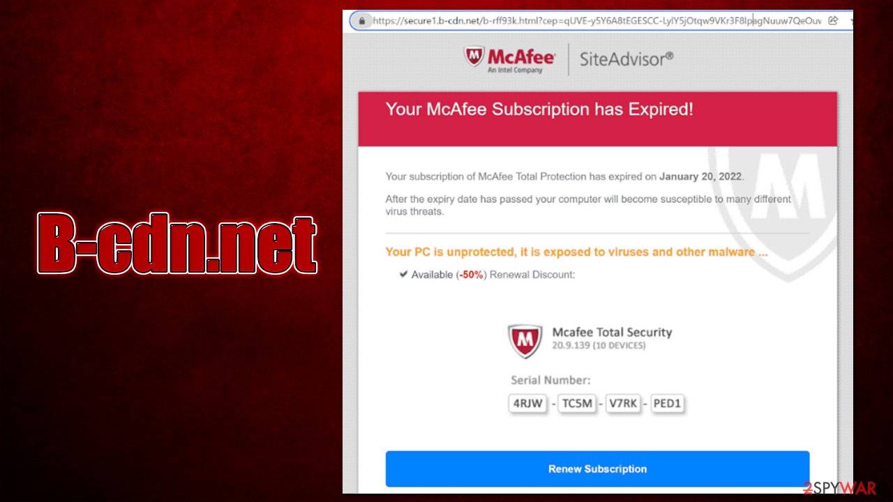 Remove B-cdn.net ads (fake) - Free Guide