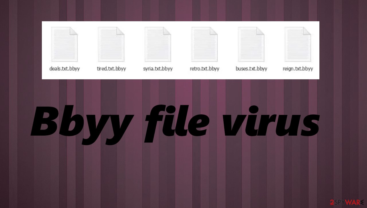 Remove Bbyy ransomware (virus) - Quick Decryption Solution