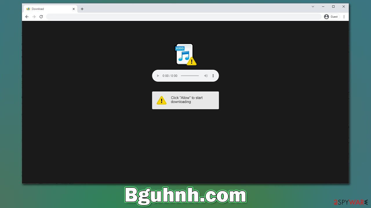 Remove Bguhnh.com ads (scam) - Free Guide