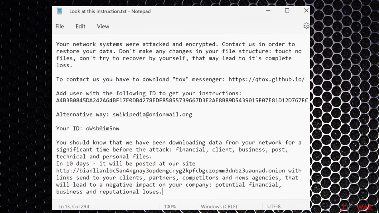 Remove BianLian ransomware (Virus Removal Instructions)