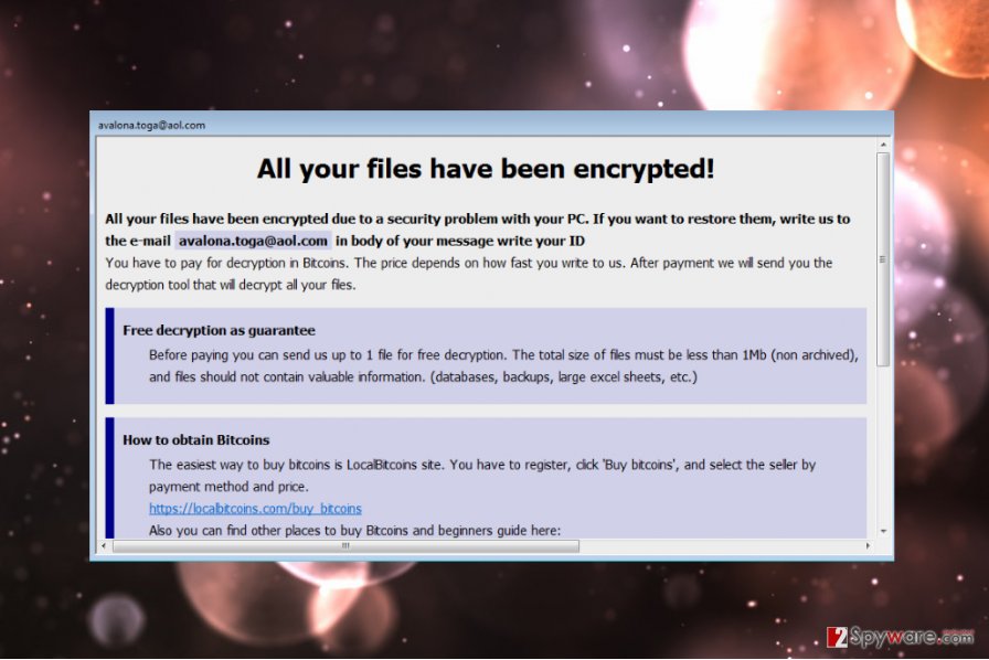 Remove Blocking ransomware / virus (Removal Guide) - Recovery ...