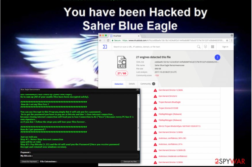 Remove Blue Eagle ransomware / virus (Virus Removal Guide) - Free ...