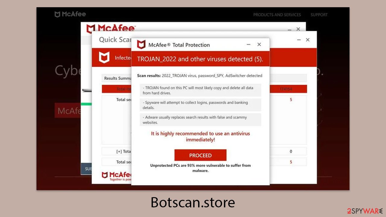 Remove Botscan.store scam (fake) - Free Instructions