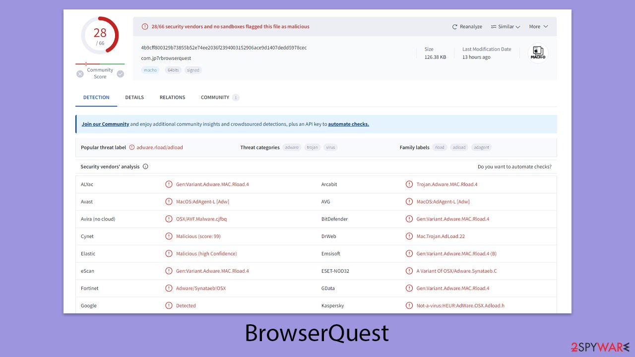 Remove BrowserQuest Mac virus (Free Guide)