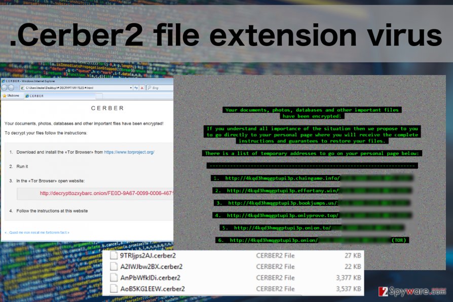 Remove Cerber2 File Extension Virus Improved Instructions