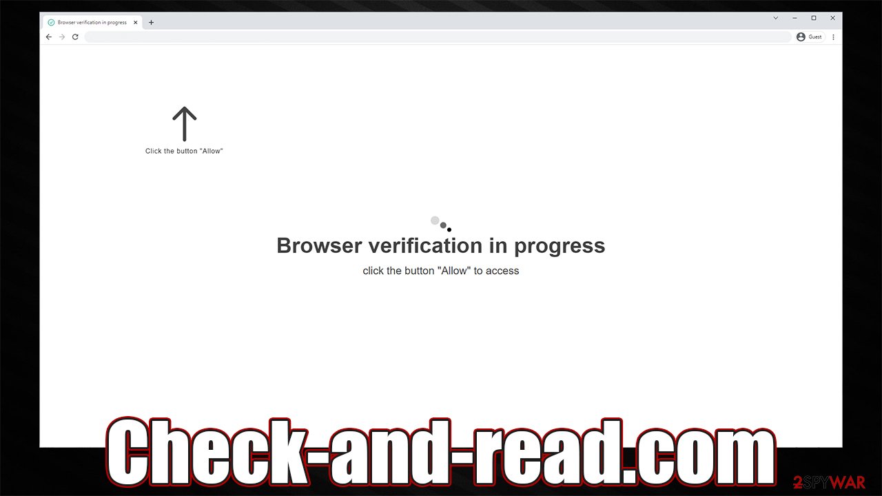 Remove Check-and-read.com ads (scam) - Free Guide