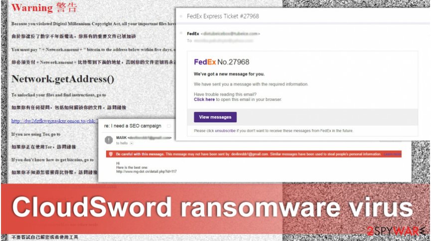 Remove CloudSword ransomware / virus (Free Instructions) - Decryption ...
