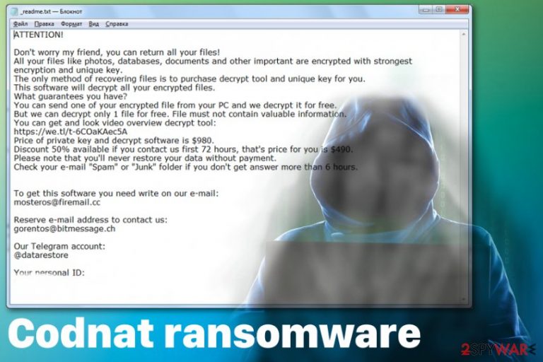 Remove Codnat ransomware (Free Guide) - Decryption Steps Included Remove Codnat ransomware (Free Guide) - Decryption Steps Included