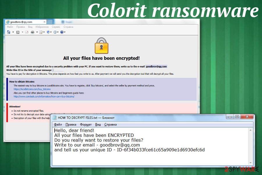 Remove Colorit ransomware (Removal Instructions) - Decryption Steps ...