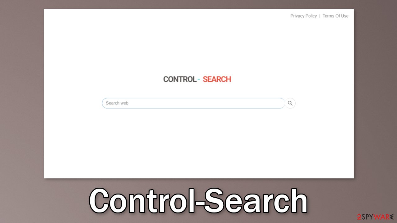 Remove Control-Search browser hijacker (fake) - Free Instructions