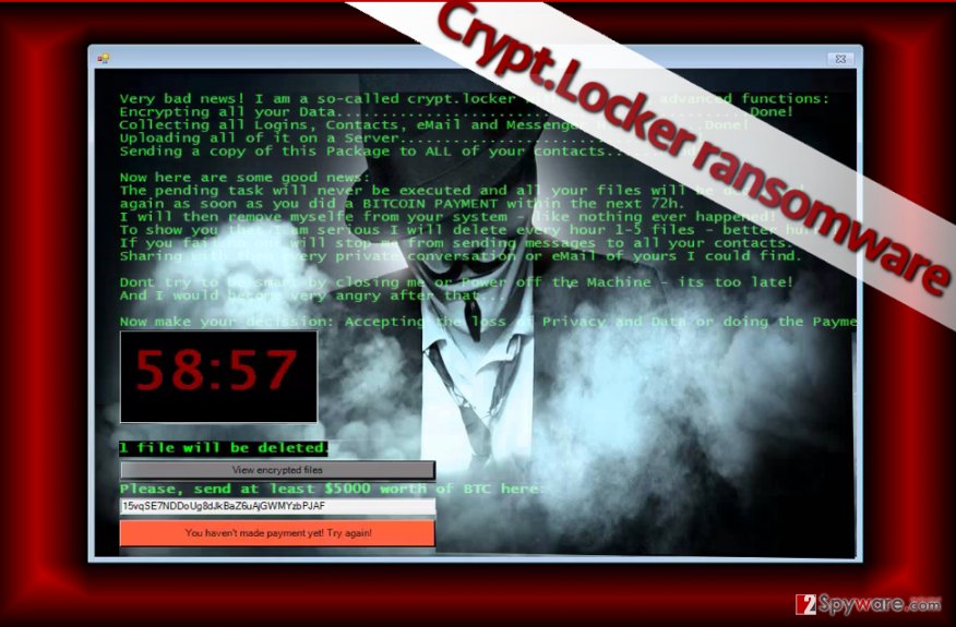 Remove Crypt.Locker ransomware / virus (Virus Removal Instructions ...