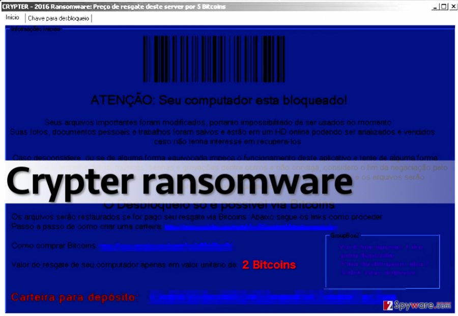 Remove Crypter ransomware / virus (Improved Instructions) - updated Dec 2016
