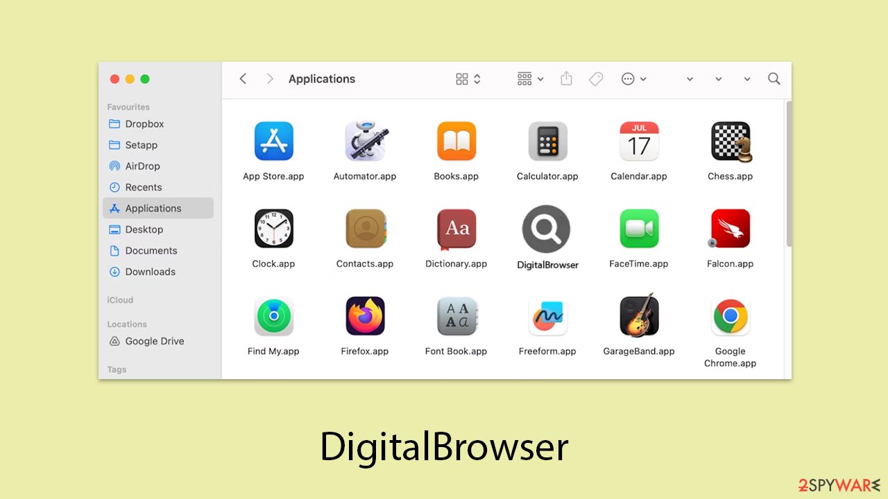 Remove DigitalBrowser Mac virus (Free Guide)