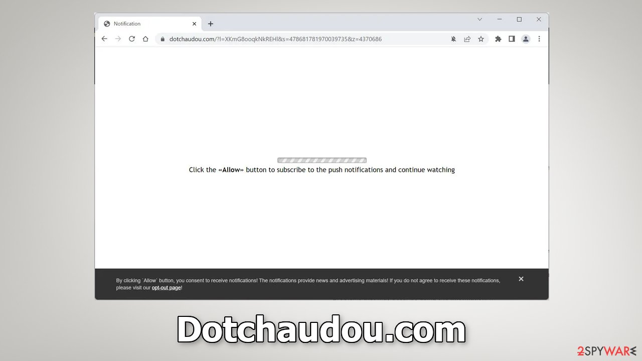 Remove Dotchaudou.com ads (spam) - Free Guide
