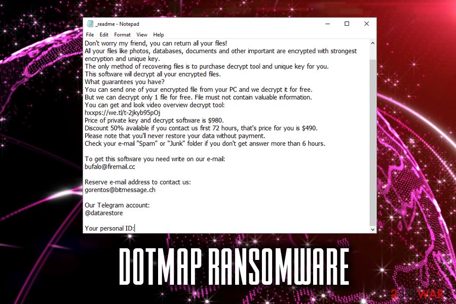 Remove Dotmap ransomware (Virus Removal Instructions) - Quick ...