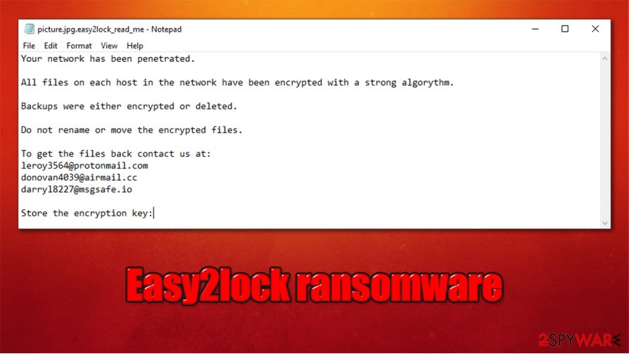 Remove Easy2lock ransomware (Virus Removal Instructions) - Recovery ...