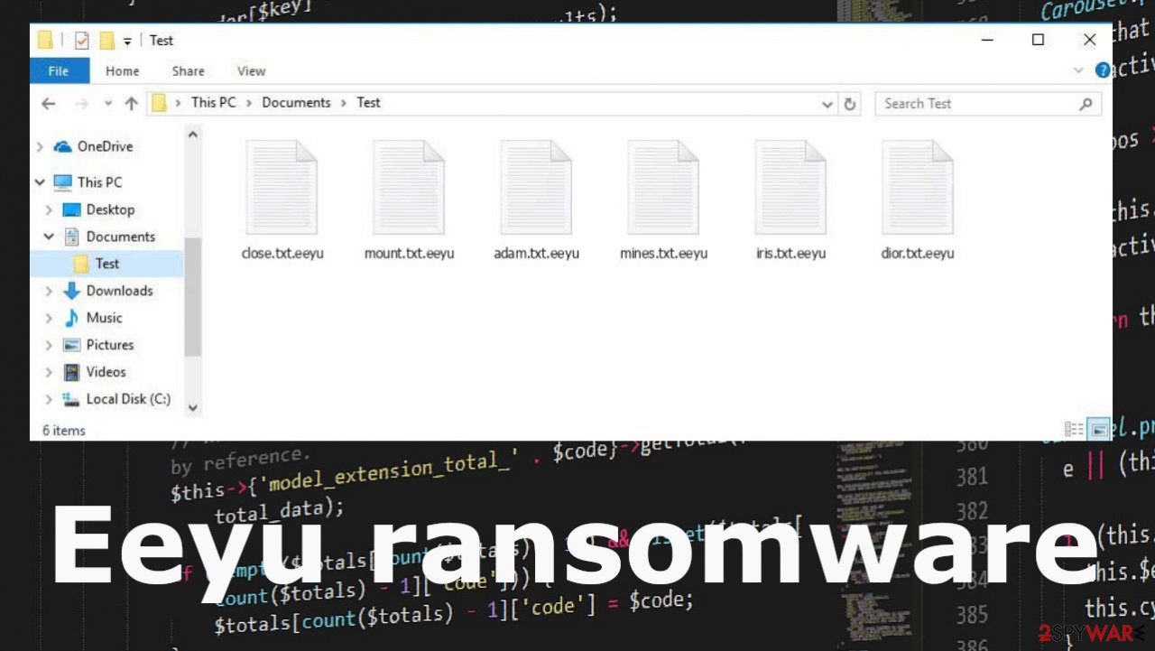 Remove Eeyu ransomware (Quick Decryption Solution)