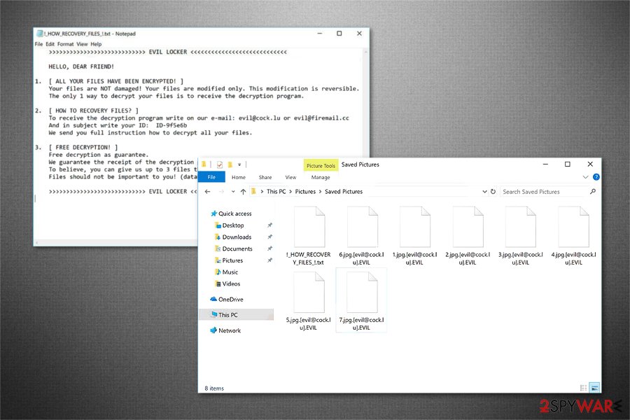 Remove Evil Locker ransomware (Virus Removal Guide) - Recovery ...