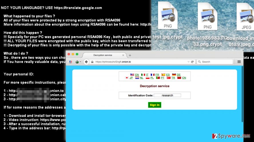 Remove .crypt file extension virus (Virus Removal Instructions) Remove .crypt file extension virus (Virus Removal Instructions)