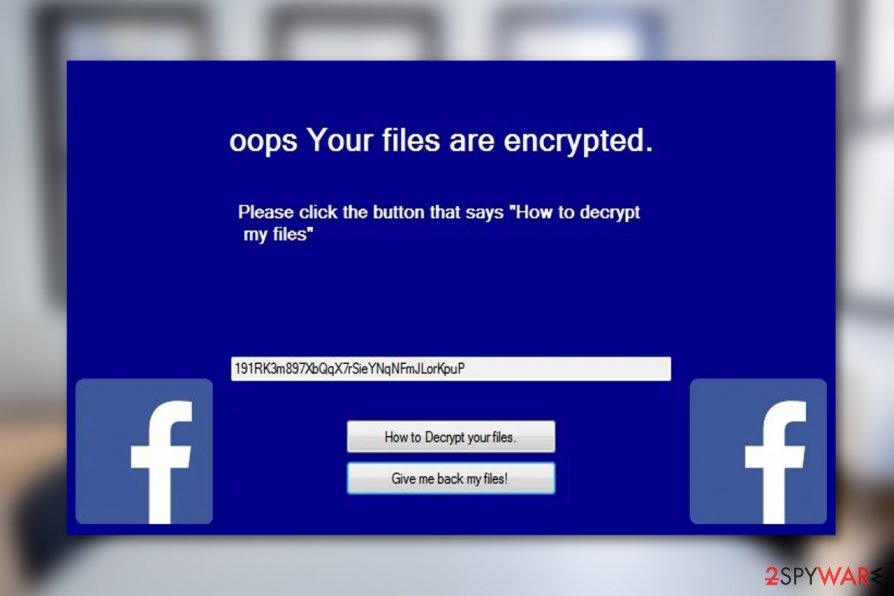 Remove Facebook ransomware / virus (Virus Removal Guide) - 2018 update