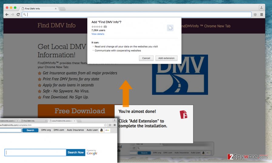 Remove Find DMV Info Toolbar (Free Instructions)