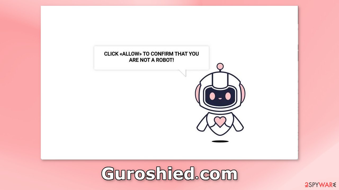 Remove Guroshied.com ads (spam) - Free Guide