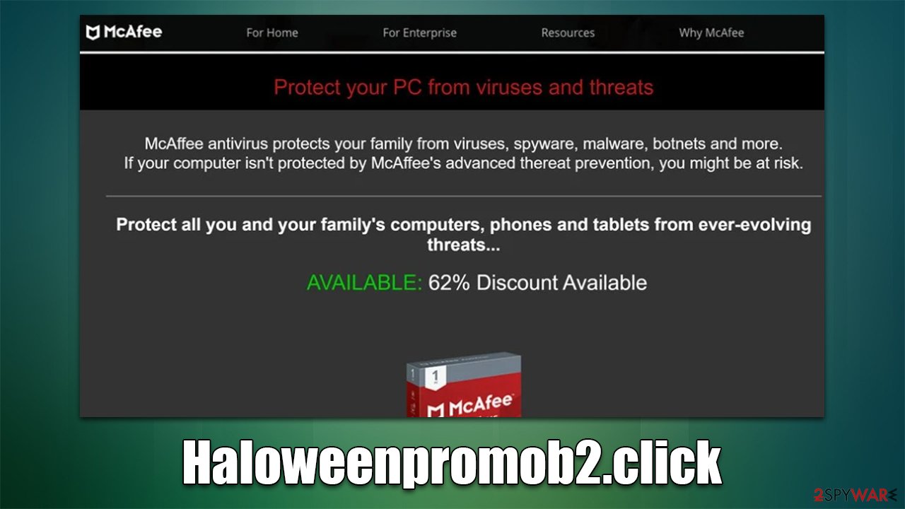 Remove Haloweenpromob2.click ads (fake) - Free Guide