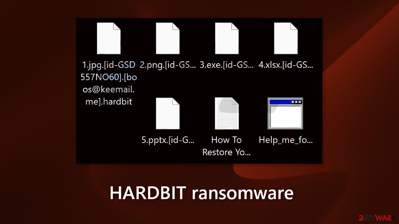 Remove HARDBIT ransomware (virus) - Recovery Instructions Included
