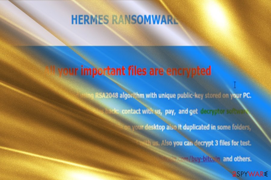 Remove Hermes ransomware / virus (Virus Removal Guide) - updated May 2019 Remove Hermes ransomware / virus (Virus Removal Guide) - updated May 2019