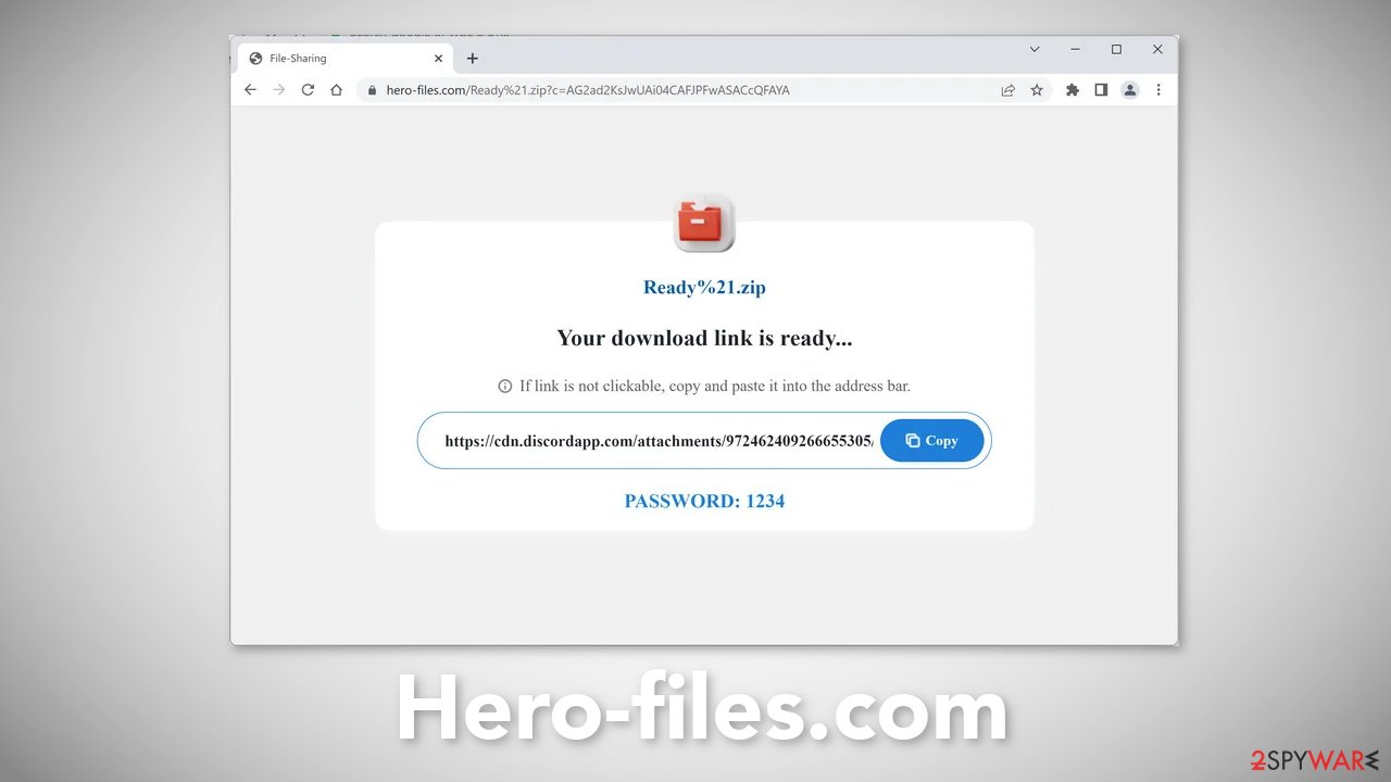 Remove Hero-files.com ads (fake) - Free Instructions
