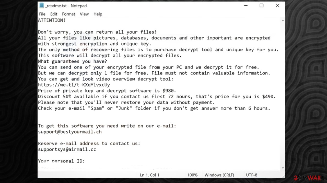 Remove Hhyu file virus (Quick Decryption Solution)