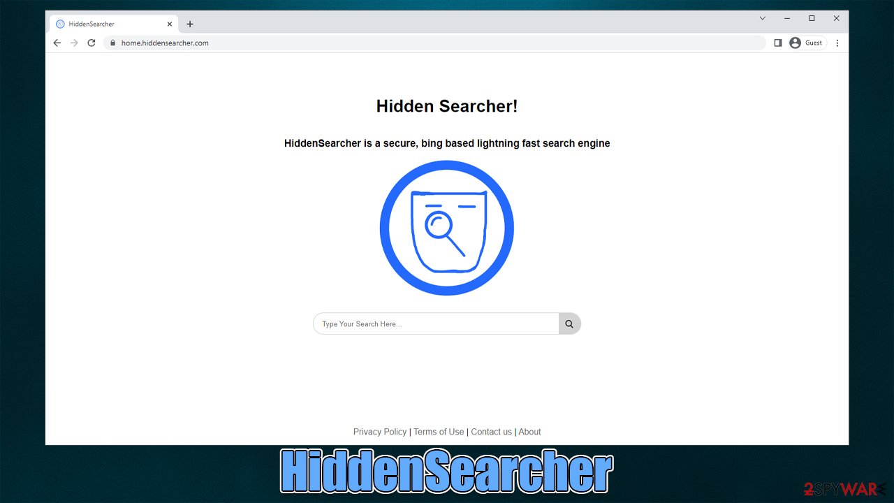 Remove HiddenSearcher browser hijacker (Free Instructions)