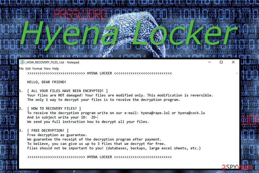 Remove Hyena Locker ransomware (Improved Instructions) - Decryption ...
