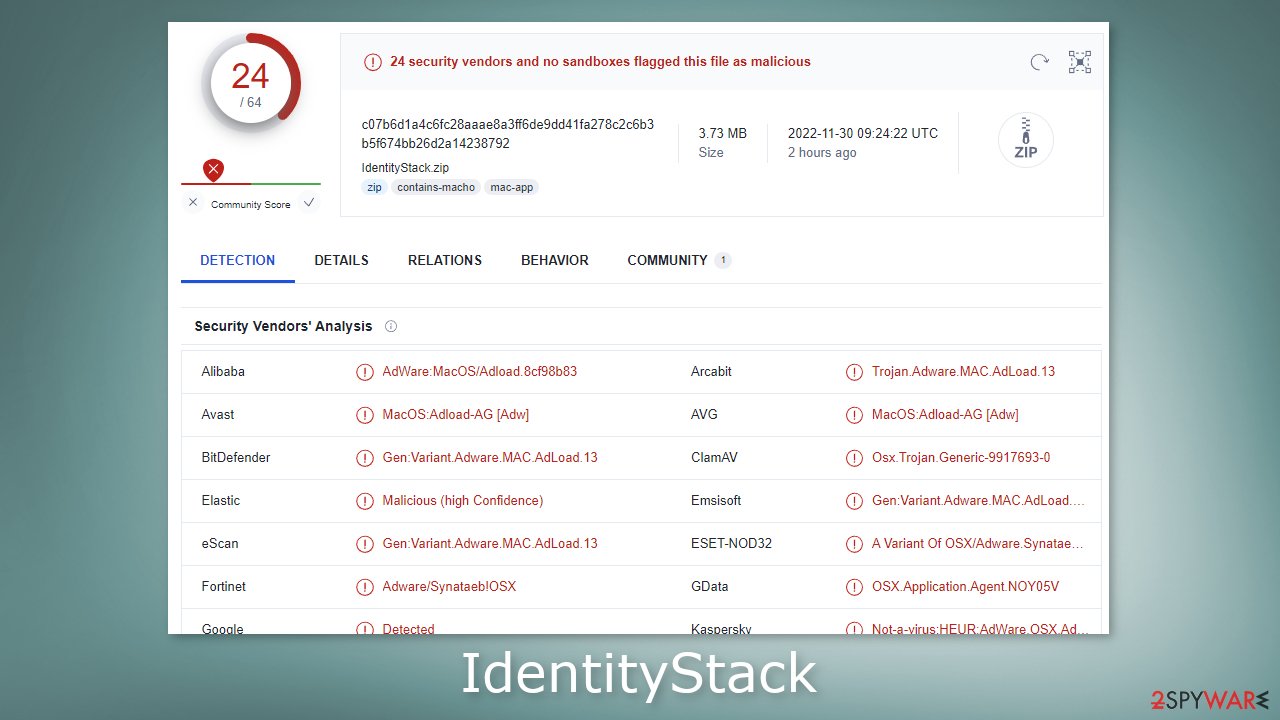 Remove IdentityStack mac virus (Free Guide)