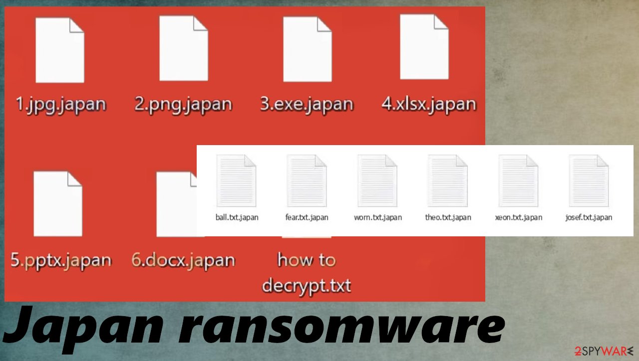 Remove Japan ransomware (virus) - Quick Decryption Solution