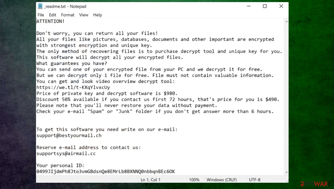Remove Jjll ransomware (virus) - Decryption Steps Included