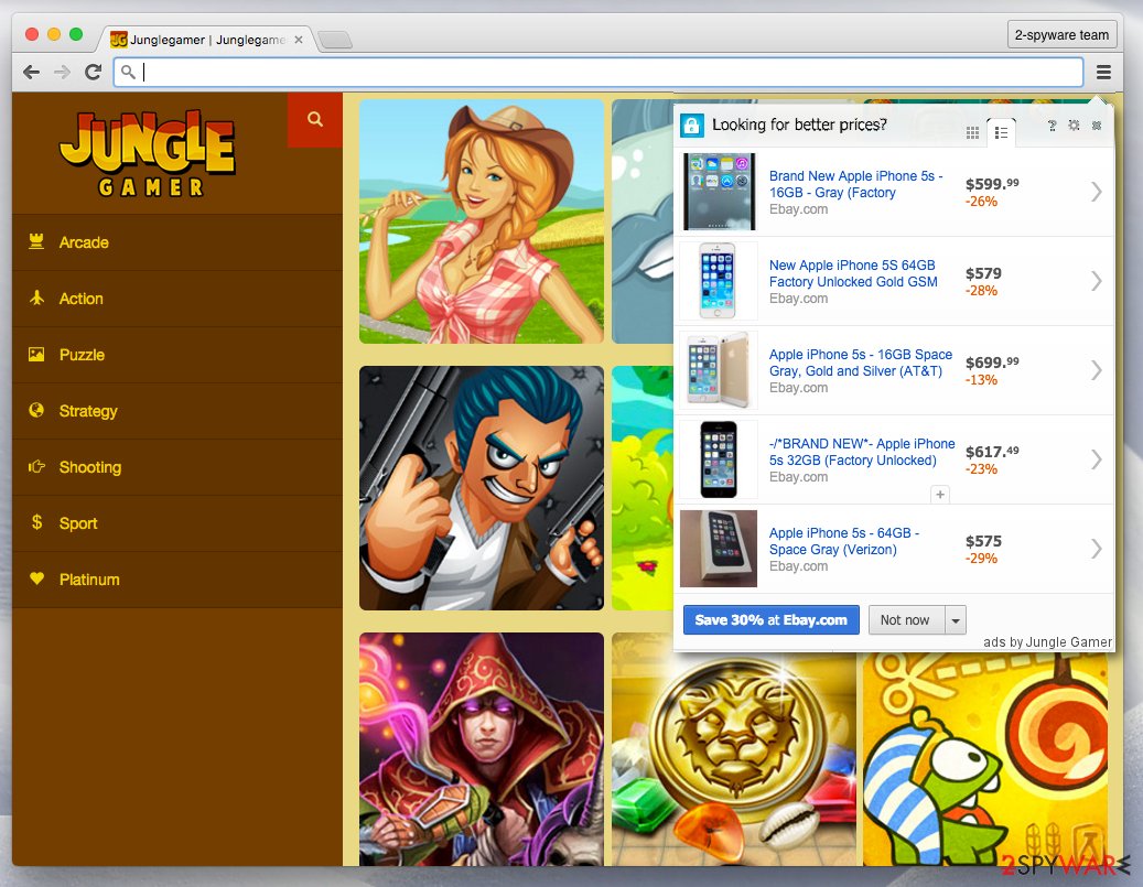 Remove Jungle Gamer ads (guide) - Chrome, Firefox, IE, Edge