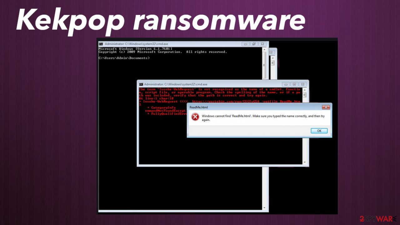 Remove Kekpop ransomware (Decryption Steps Included) - virus